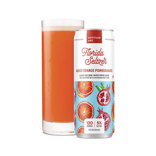 Florida Seltzer Blood Orange Pomegranate | Citrus Hard Seltzer